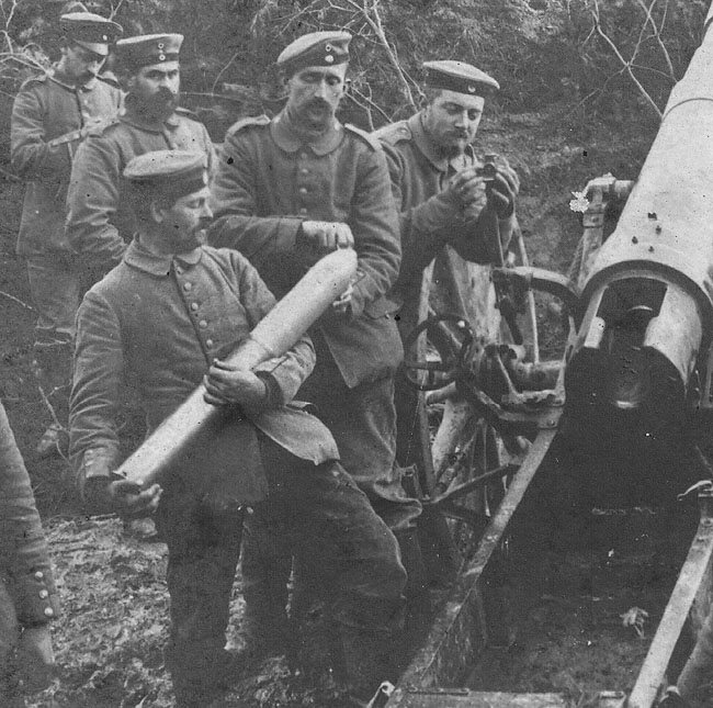 10cm 04/14 Kanone Cartridge Casing